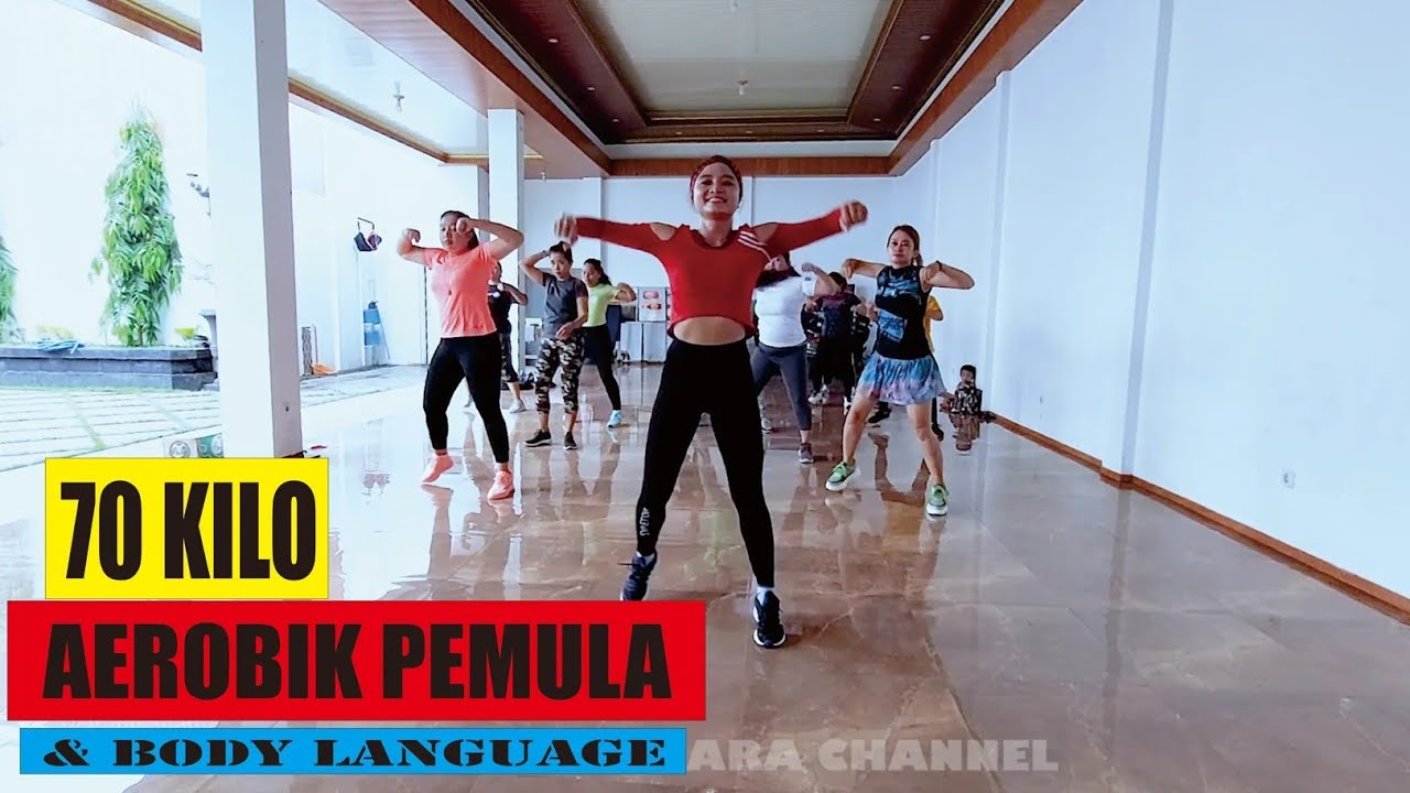 Aerobik pemula mudah tapi asik | Senam aerobik medium - YouTube