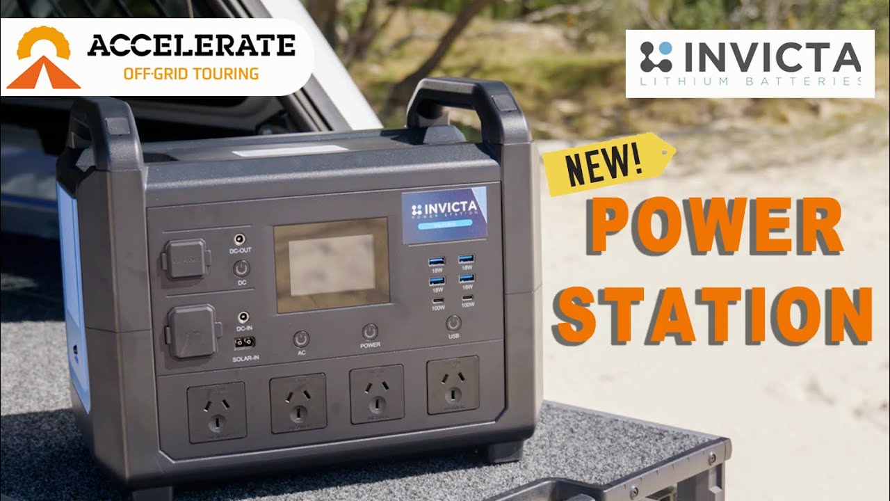 The All New Invicta Power Station 116ah Lithium Battery & 1600w ...
