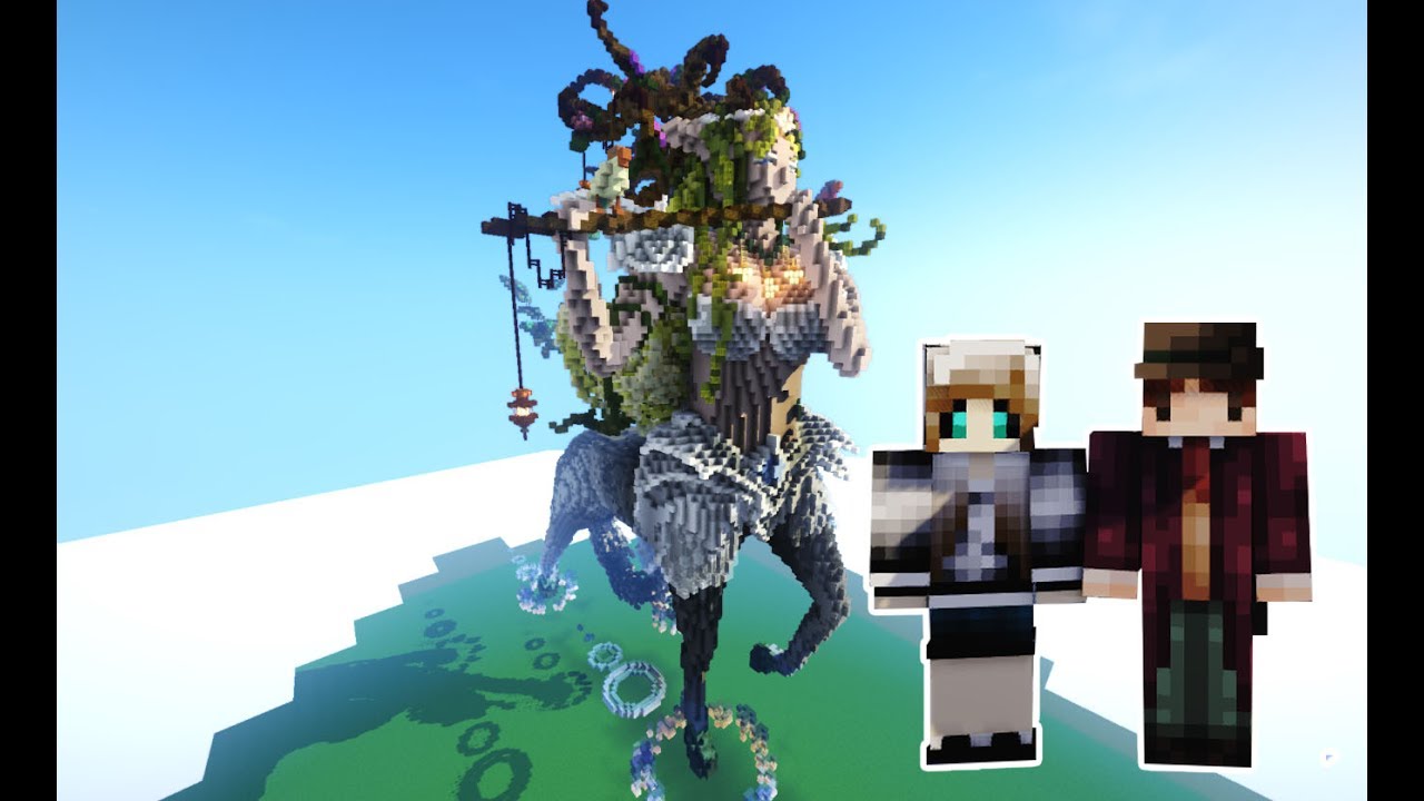 COLLABORATION Minecraft- Centaur Timelapse: 'Dreamscape Flutist' with ...