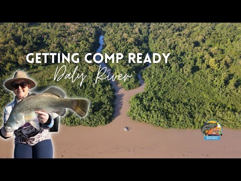 Getting comp ready! Barramundi Fishing - Daly River, Northern Territory