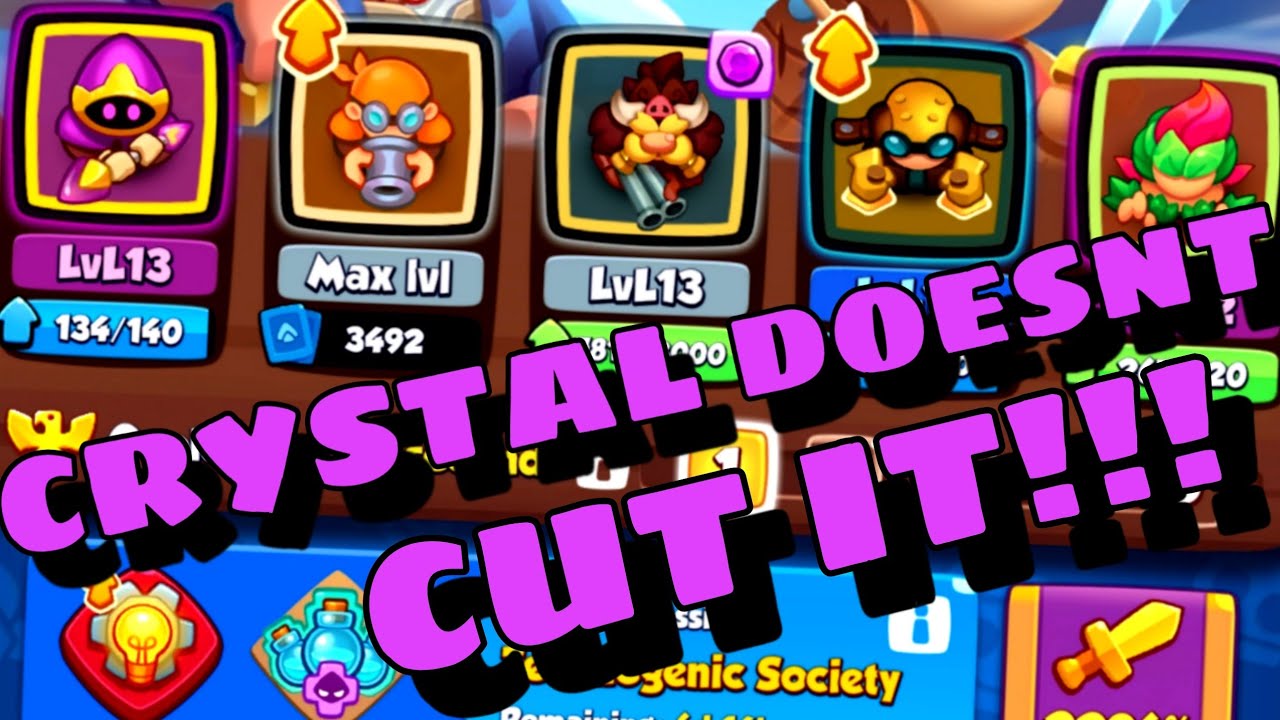 This INSANE F2P Crystalmancer Deck Doesn't Survive At 6k! - [PRE-UPDATE] Rush Royale - YouTube