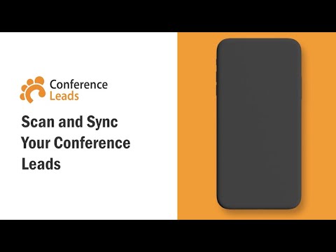 Scan and Sync Your Leads in the Conference Leads App - YouTube