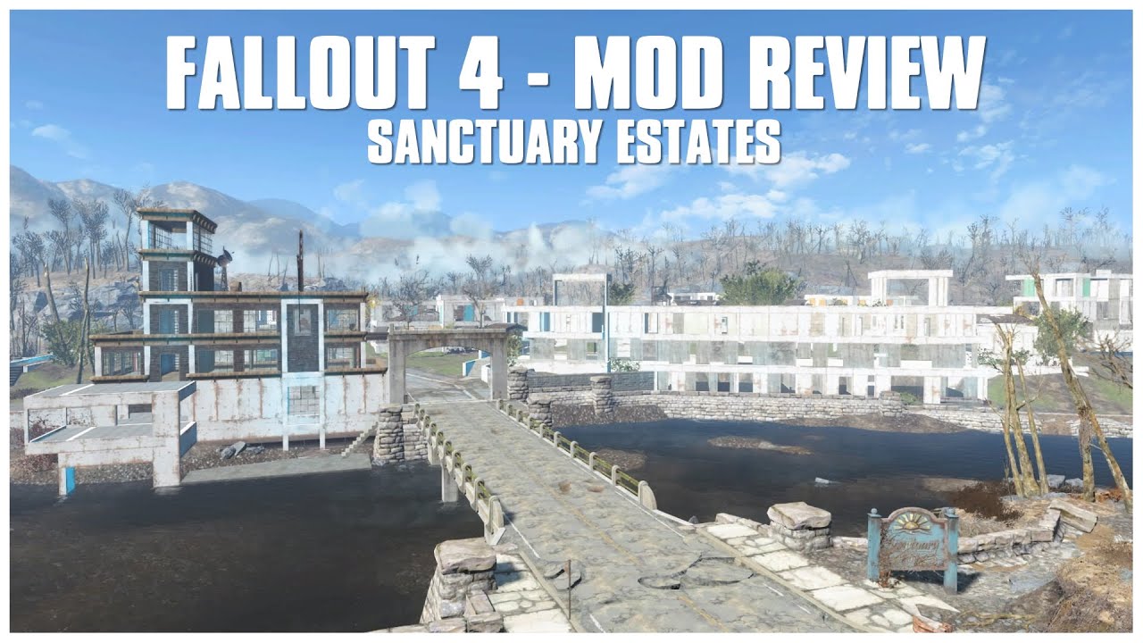 Fallout 4 Mods #1 - Sanctuary Estates Review/Showcase - YouTube