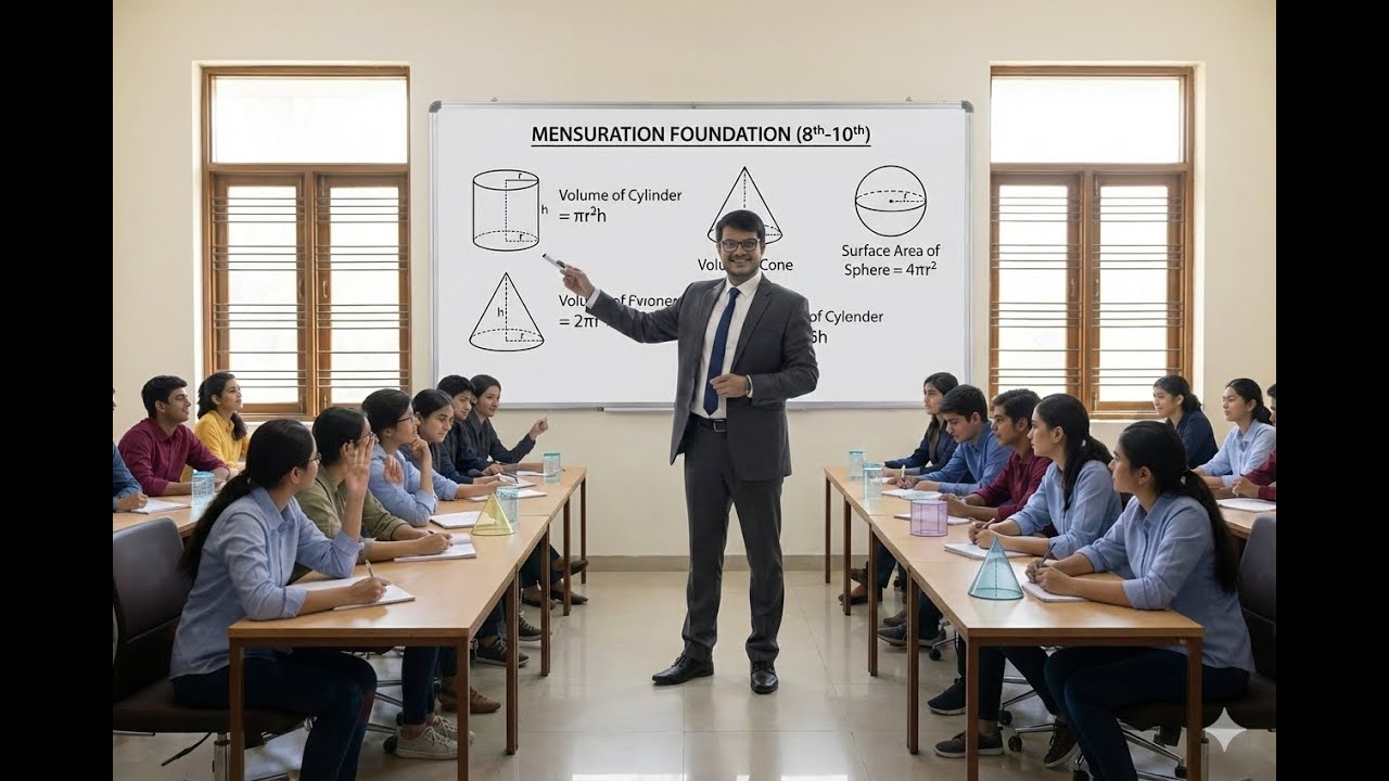 Mensuration Fundamentals -2| Area & Volume | Class 8–10 Maths ...
