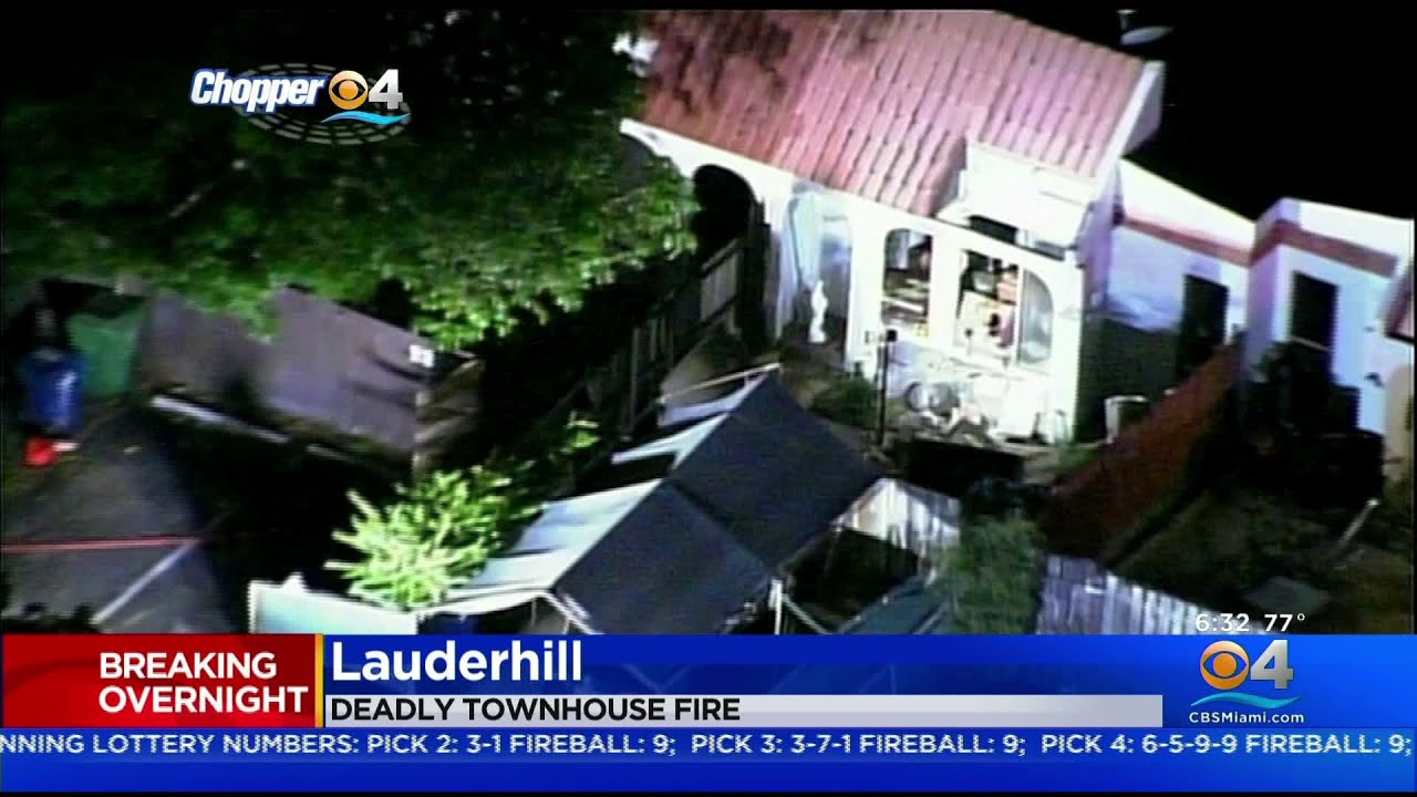 Deadly Fire In Lauderhill - YouTube