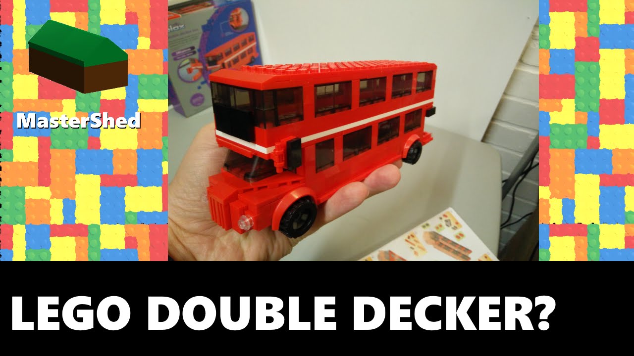 Wilko BLOX double decker bus / red london bus (LEGO Compatible) review ...