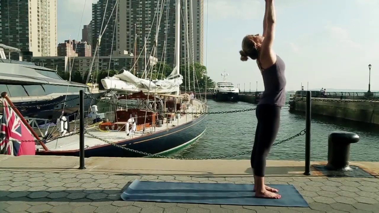 LIZ INSTRUCTIONAL YOGA POSE ALOHA - YouTube