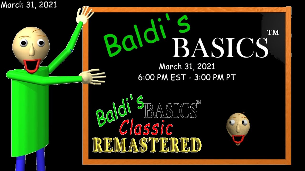 Baldi 3 Year Anniversary Reaction Video (NEW GAME!) - YouTube