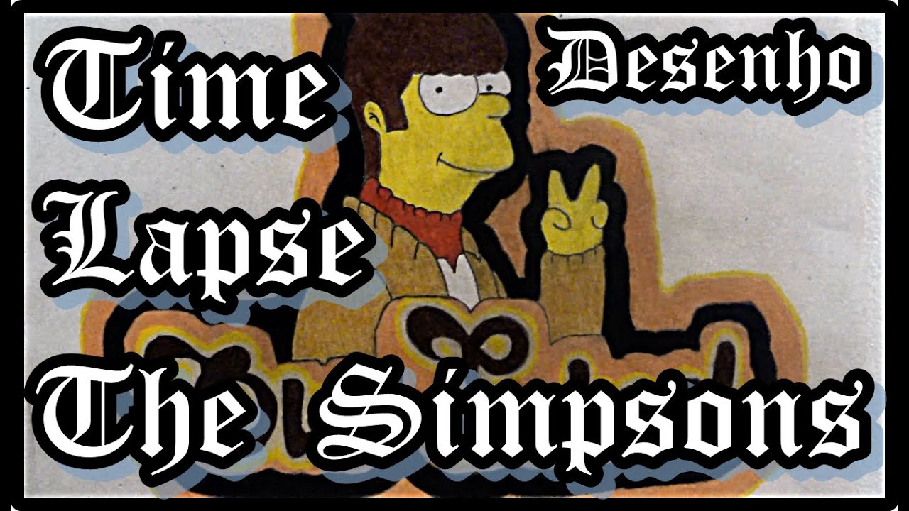 The Simpsons "Old School" / Time-Lapse Draw / # 006 - YouTube