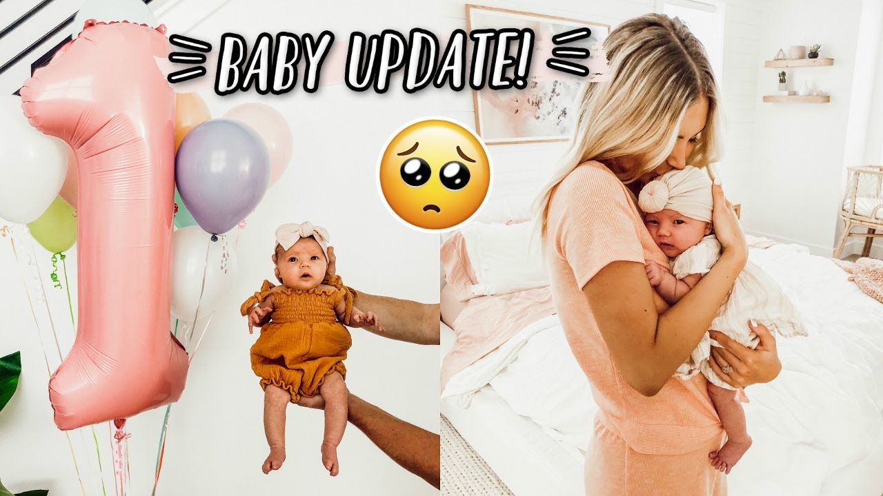 ONE MONTH BABY UPDATE!! - YouTube