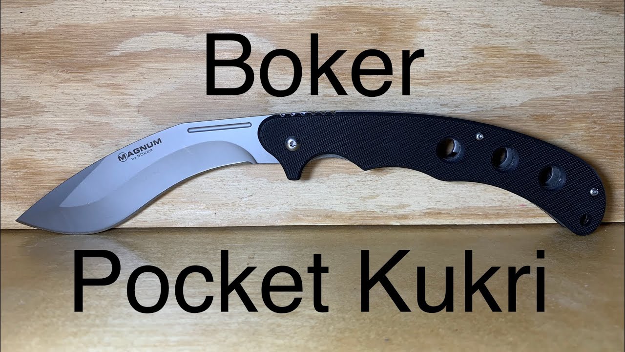 [47] Boker Pocket Kukri Review - YouTube