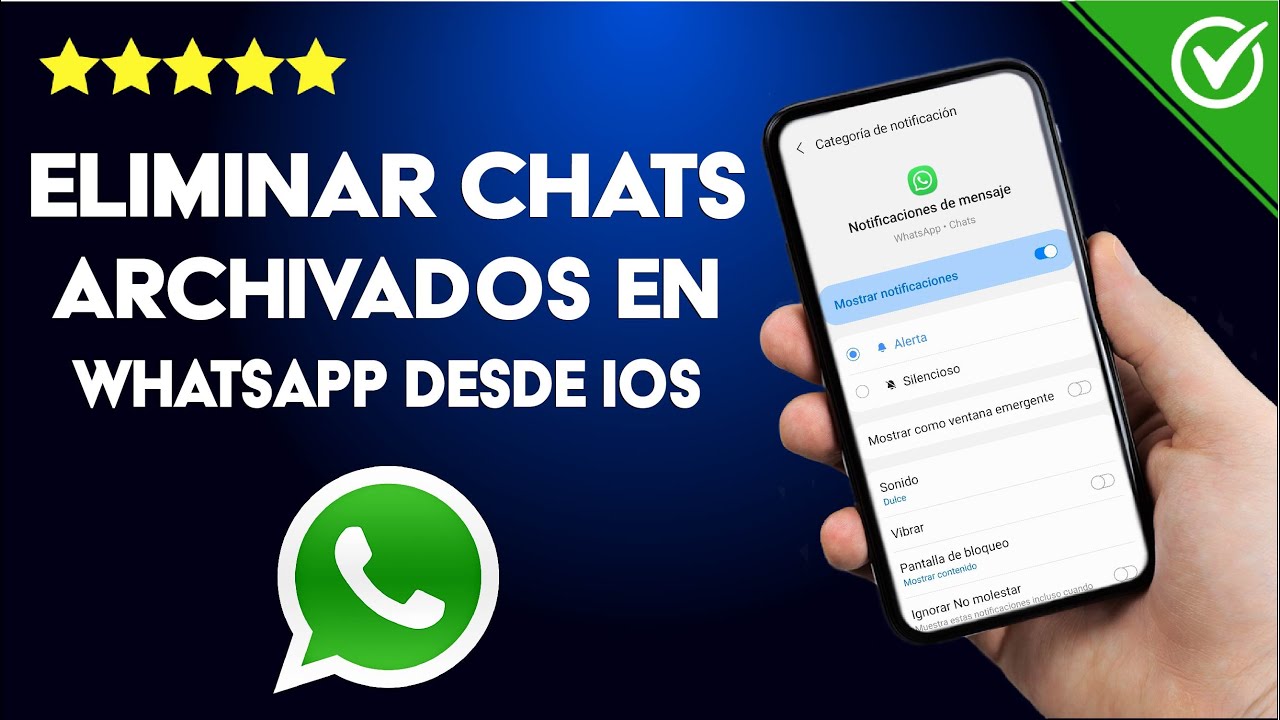 ¿Cómo eliminar un chat archivado de WHATSAPP desde mi IPHONE? - YouTube
