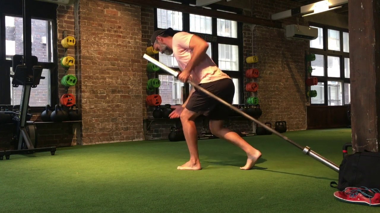 Landmine Push and Pull - YouTube