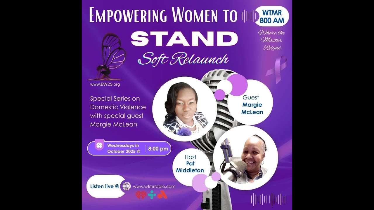 Empowering Women To Stand Against DV with host Pat Middelton - YouTube