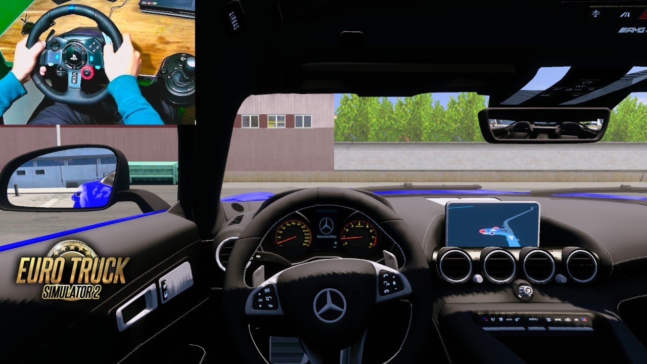 Mercedes Benz AMG GT R 2017 | Euro Truck Simulator 2 | Logitech ...