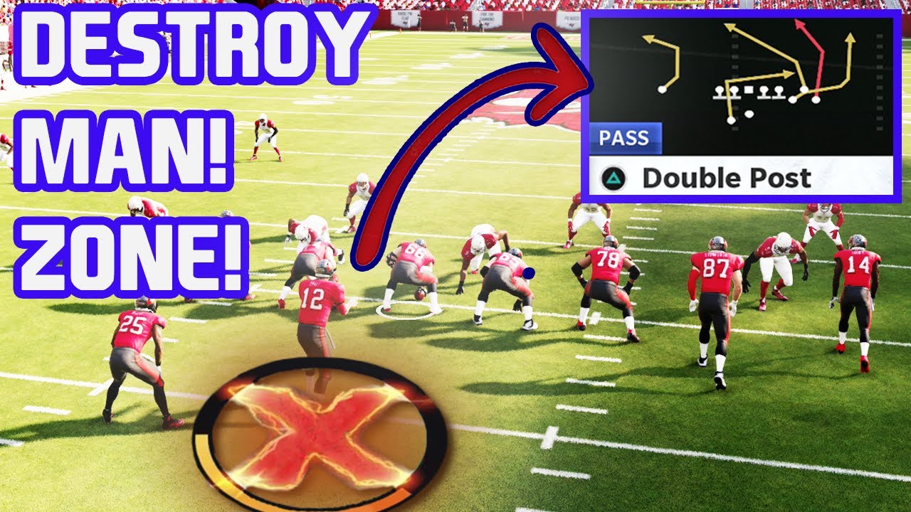 BEST PLAY PLAY IN MADDEN 21! BEAT MAN and ZONE with EASE | GUN BUNCH ...