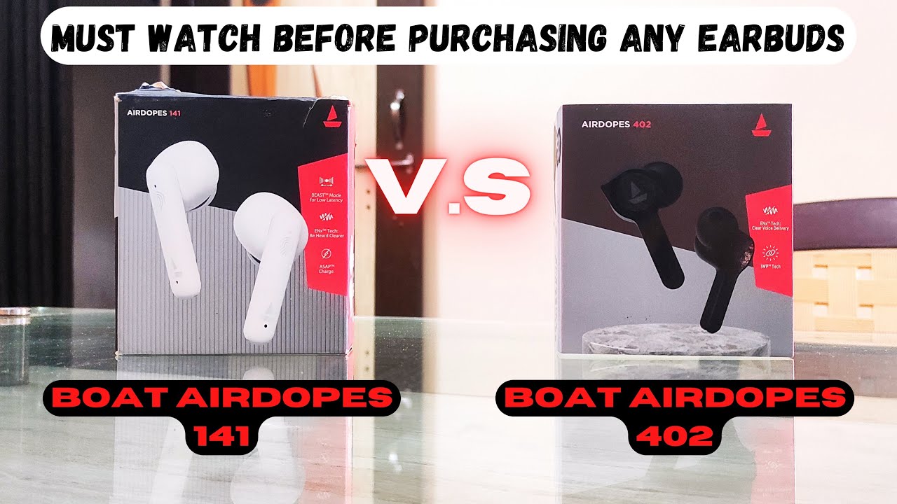 Boat Airdopes 141 Vs 402 - YouTube
