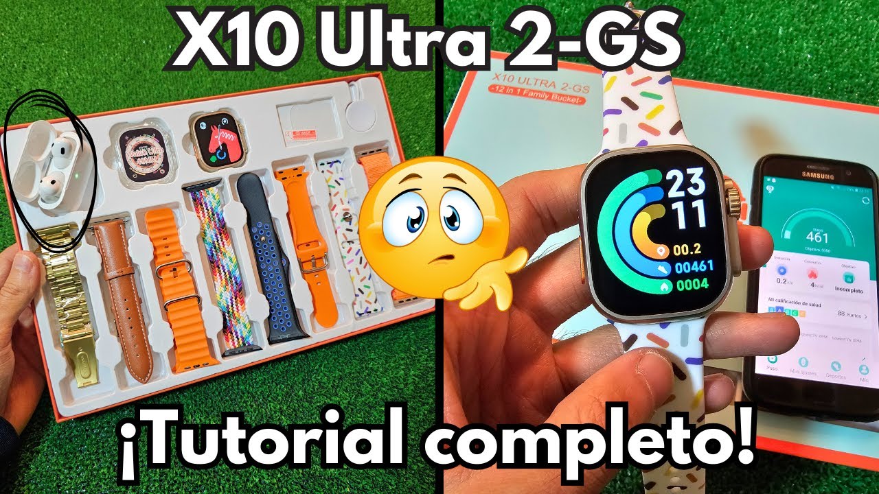¿Un Smartwatch 12 en 1? 😳 X10 Ultra 2-GS | Características y ...