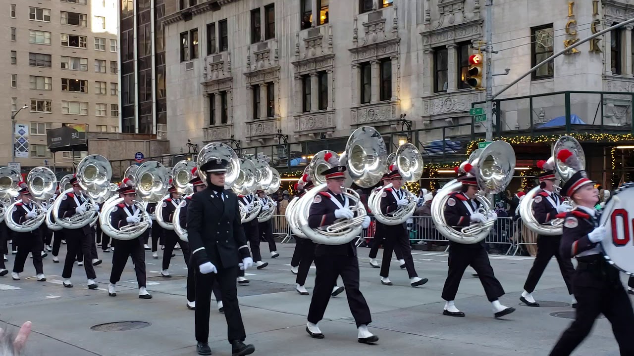 The Best Damn Band in the Land at the 2018 Macy's Day Parade Ohio State ...