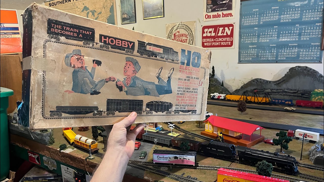 SEARS Department Store MARX Allstate 1957 HO Scale Train Set with a ...
