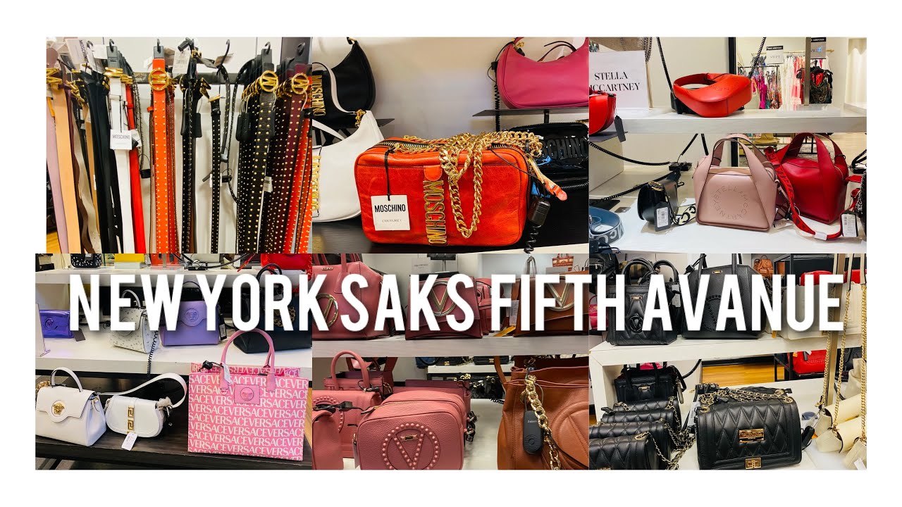 STUNNING DESIGNER HANDBAGS AT SAKS OF 5TH AVENUE - YouTube