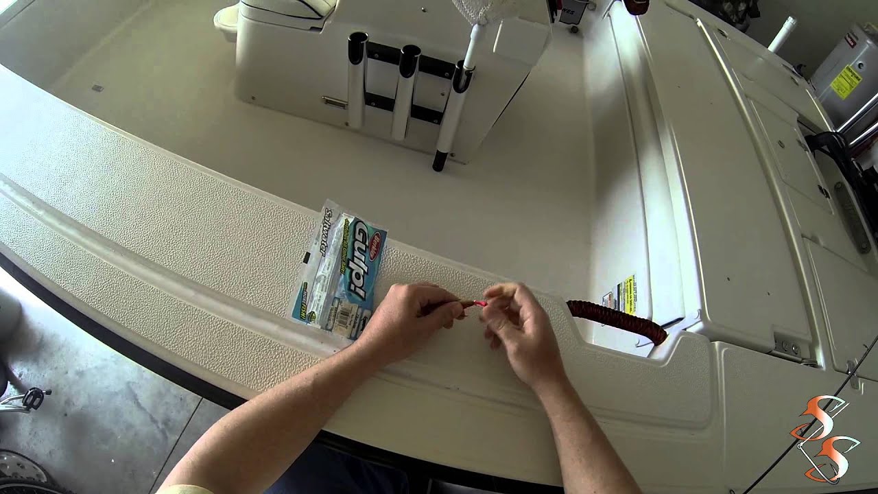 How to Rig a Gulp Shrimp - YouTube