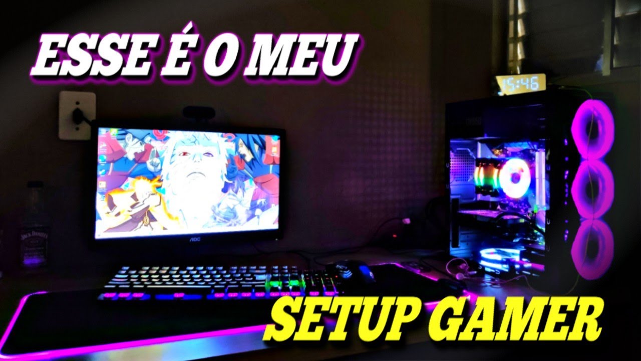 TOUR PELO MEU SETUP GAMER DE POBRE #01 - YouTube