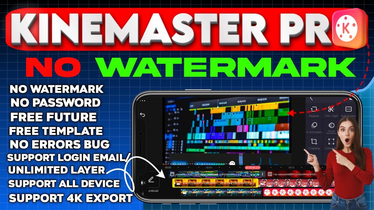 kinemaster Pro download link ! How to Without Watermark kinemaster - YouTube
