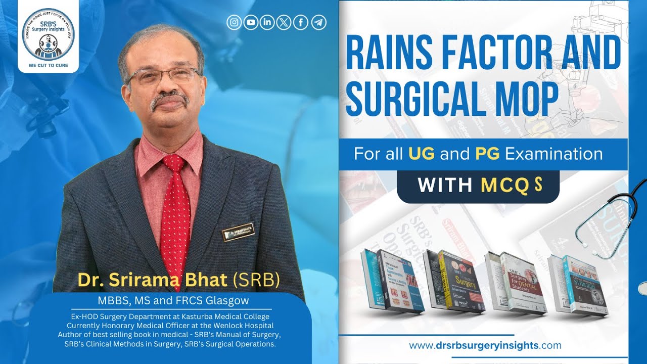 Rains Factor & Surgical Mop by Dr. SRB | Dr. Srirama Bhat - YouTube