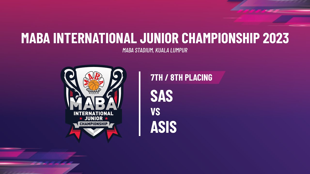[LIVE] MABA International Junior Championship [Game No 13] | [Group 7/8 ...
