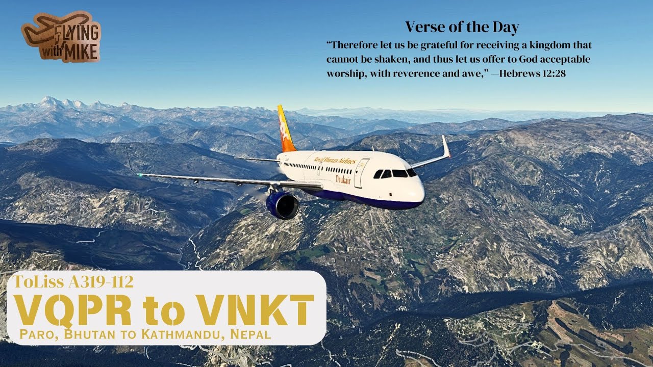 |XP12.1.4| Most Dangerous Approach| VQPR Paro, Bhutan to VNKT Kathmandu ...