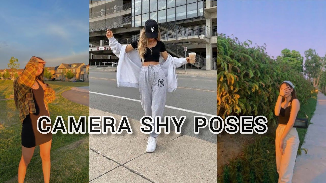 Are you a CAMERA SHY? | Poses for CAMERA SHY PERSON🍒 - YouTube