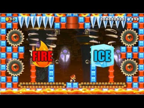 Super Mario Maker 2 Fire And Ice Level Challenge! (Playthroughs And ...