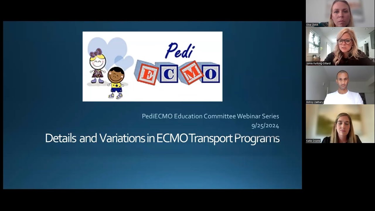 Pedi ECMO - ECMO Transport Programs - YouTube