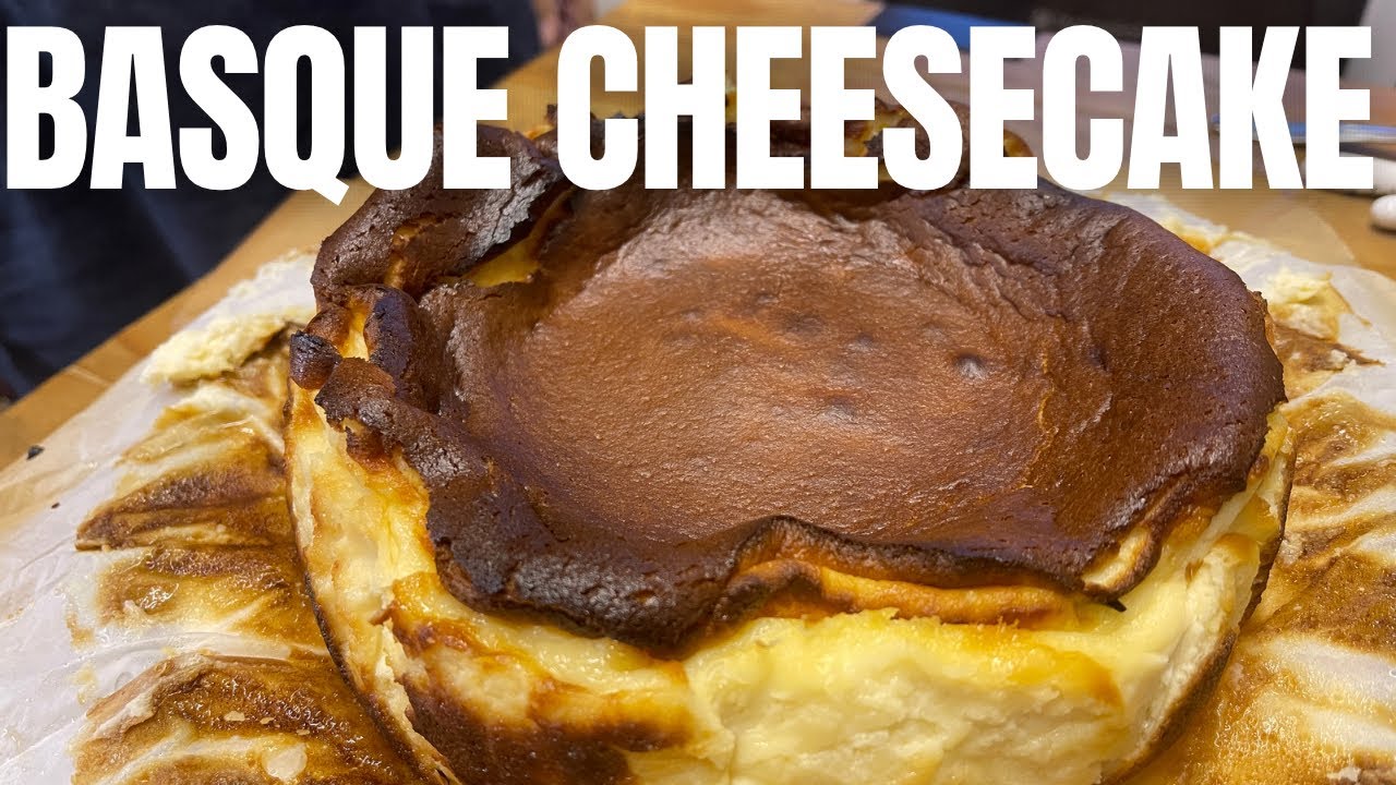 HOW TO MAKE A BURNT BASQUE CHEESECAKE - YouTube