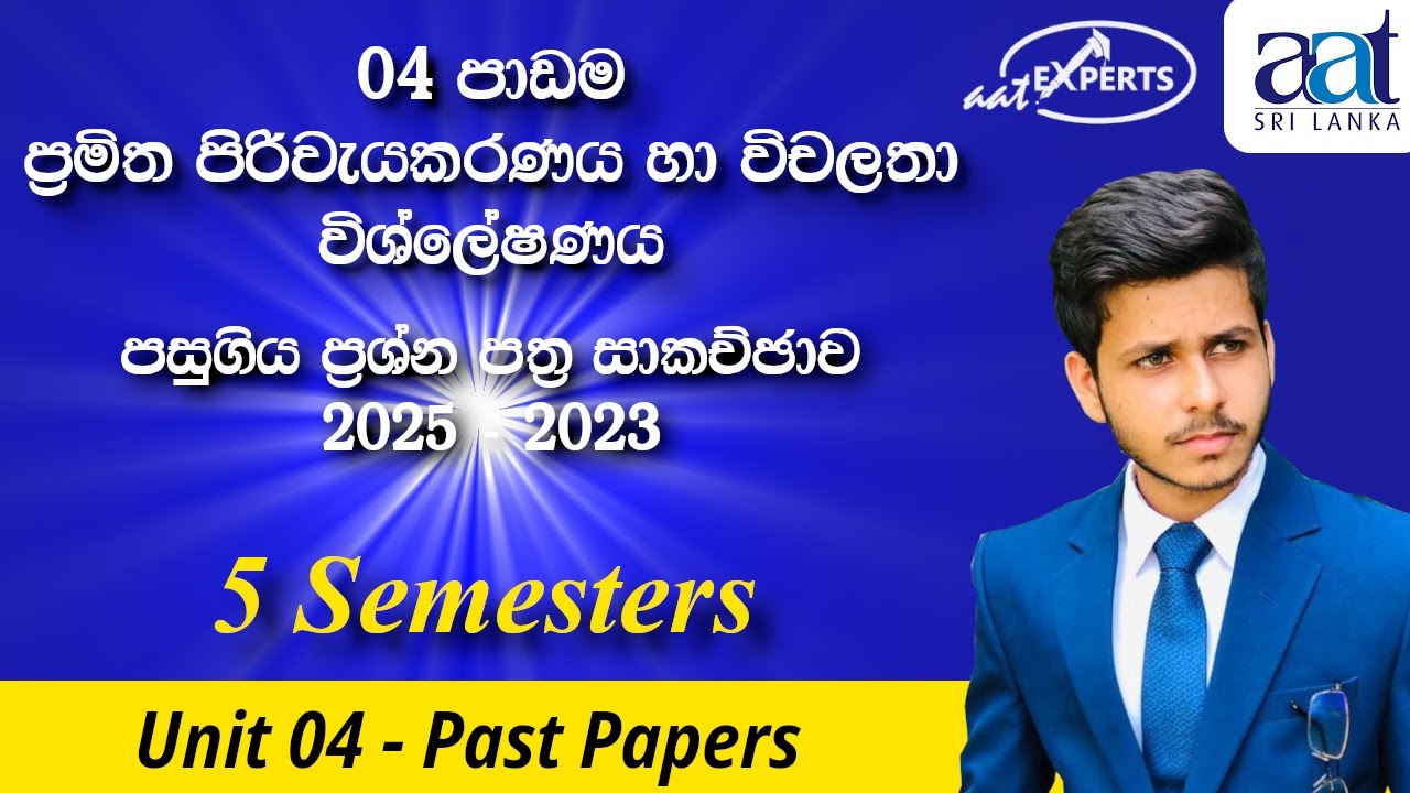 MAF - Unit 04 Past Papers Discussion 2025-2023 (5 Semesters) | AAT ...