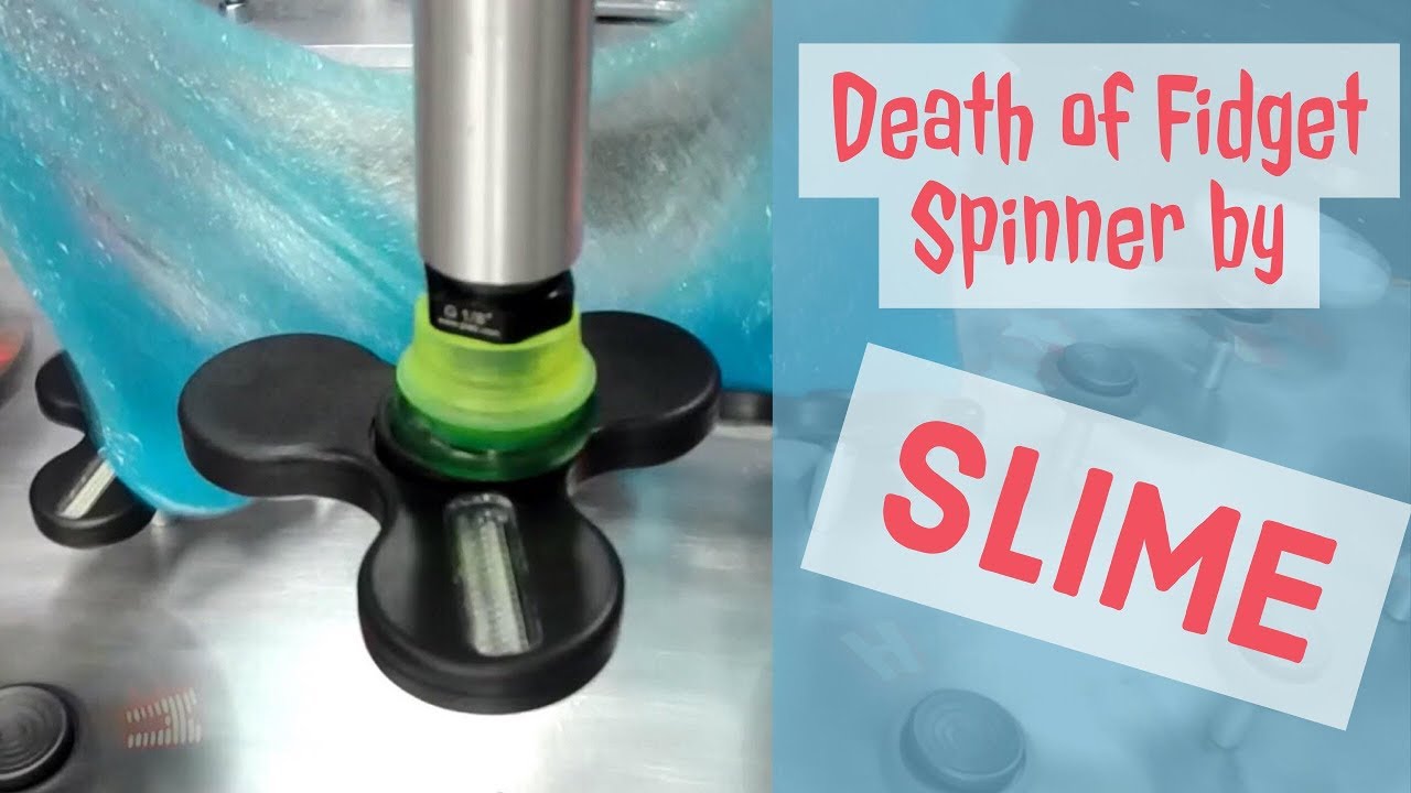 Fidget Spinner Death by Slime - Robot Challenge - YouTube