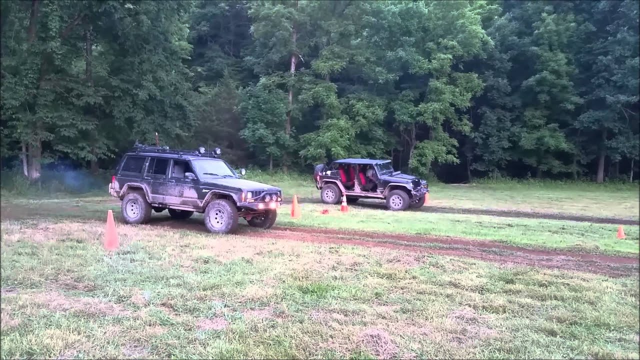 Drag Race - Cherokee vs. Wrangler - YouTube
