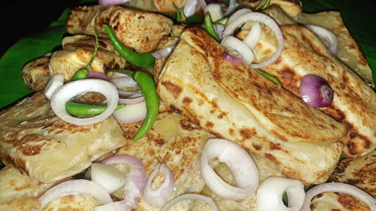 Vegetable Rotti Preparing Recipe | Curry Rotti | Village Farming ...