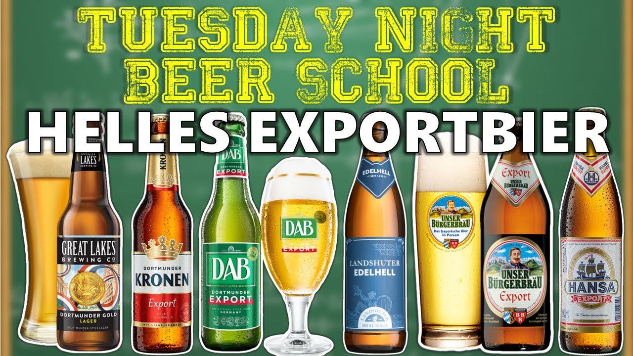 German🇩🇪 Helles Exportbier (aka Dortmunder) - YouTube