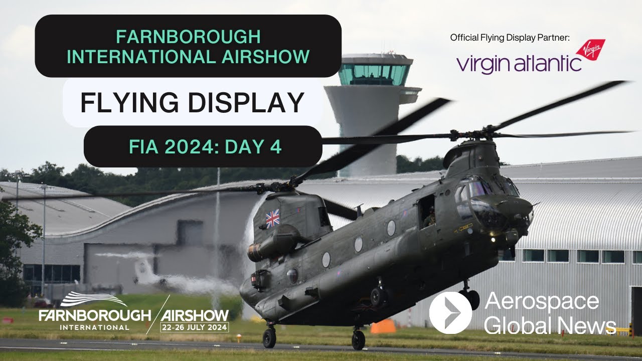 Farnborough International Airshow 2024: Flying Display Live Stream ...