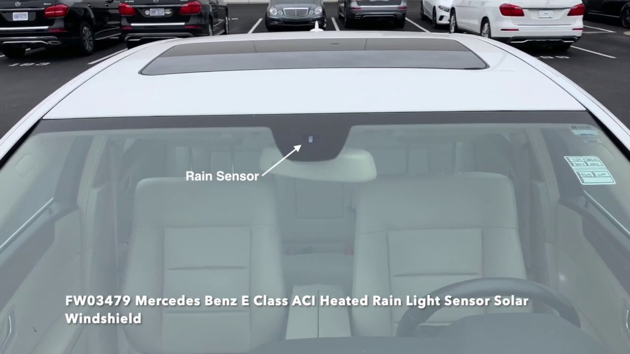 FW03479 Mercedes Benz E Class ACI Heated Rain Light Sensor Solar ...