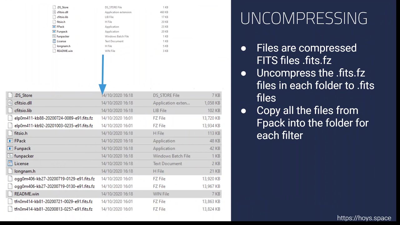 5 Downloading and uncompressing LCO data - YouTube