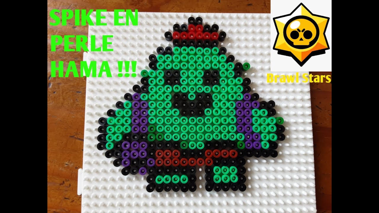 Spike en perle à repasser ( Brawl Stars ) - YouTube