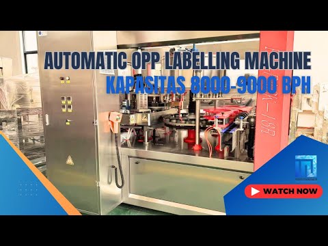Automatic OPP Labelling Machine (Mesin Label OPP) - YouTube