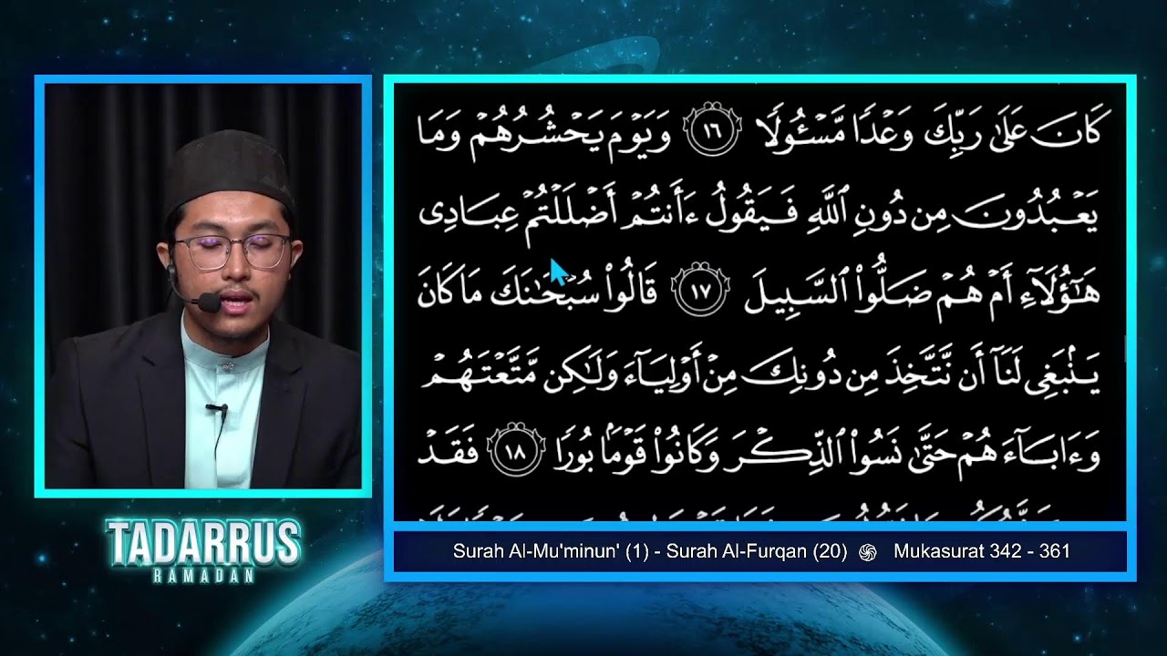 Tadarus Ramadan Haffa I 18 Ramadan - YouTube