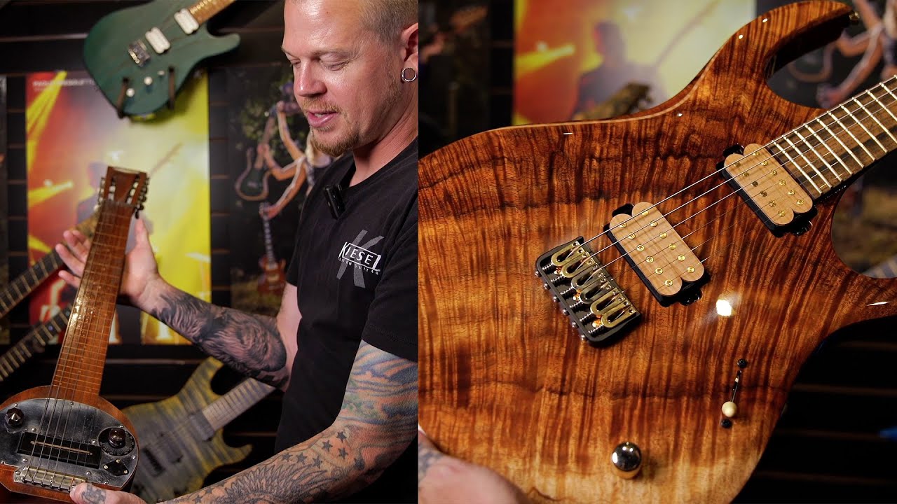 Jeff Kiesel shows off some of his Kiesel/Carvin Guitar collection - YouTube