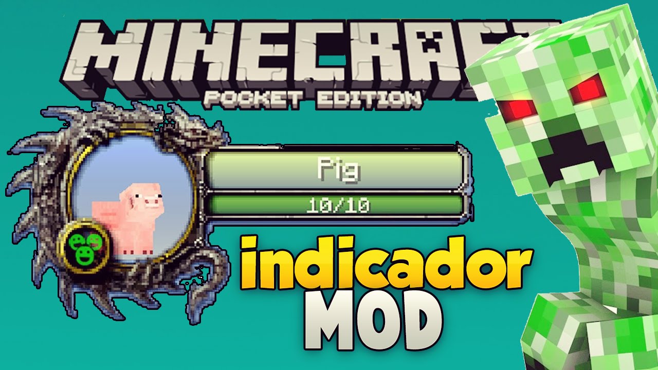 INDICADOR DE VIDA MOD PARA MINECRAFT PE 0.15.2 - Mods Para Minecraft PE ...