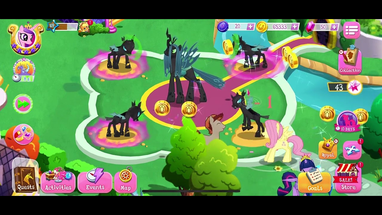 My little pony - Magic princess game: defeating queen crystalis in ...