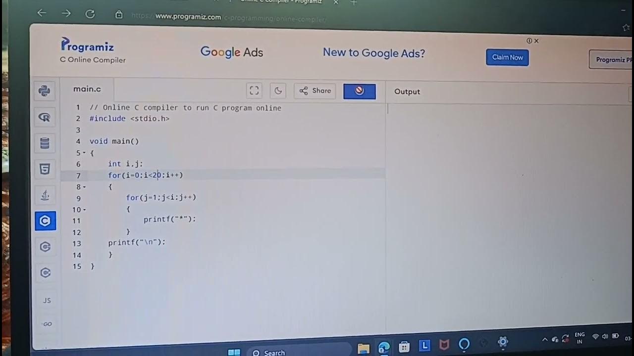 simple Programs in C Language #coding - YouTube